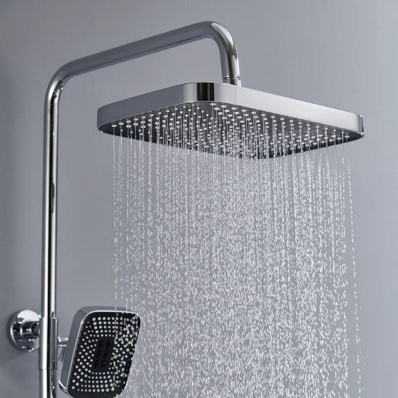 Coloana de dus piano style, Set dus baie cu suport culisant, dus fix ...