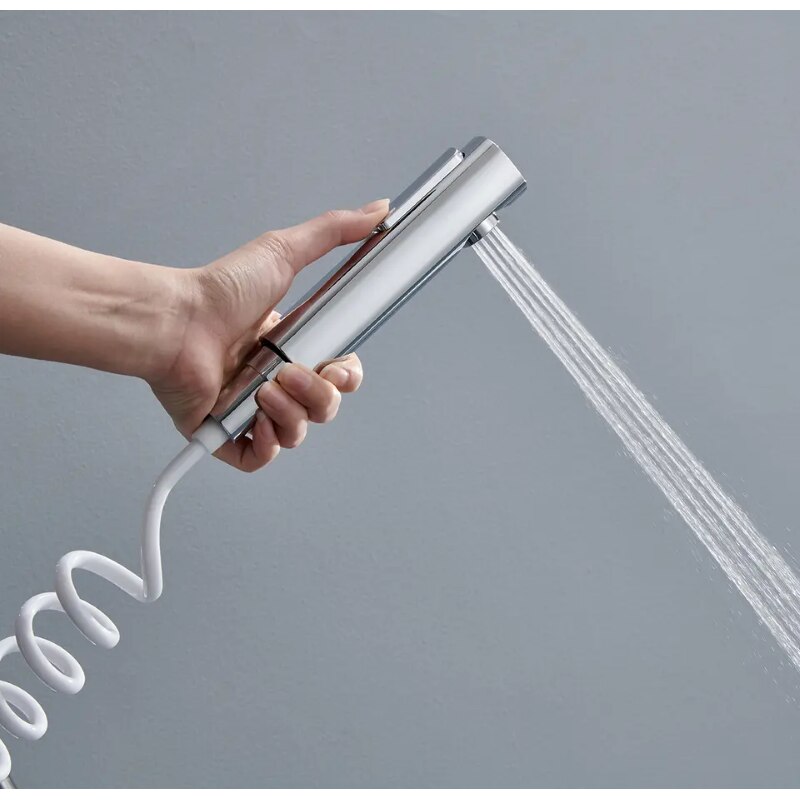 Coloana de dus piano style, Set dus baie cu suport culisant, dus fix, para de dus mobila ...