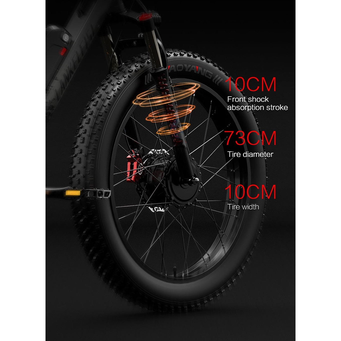 Bicicleta Electrica Lankeleisi MG740 Plus, dual Motor 2 x 1000W, 48V ...