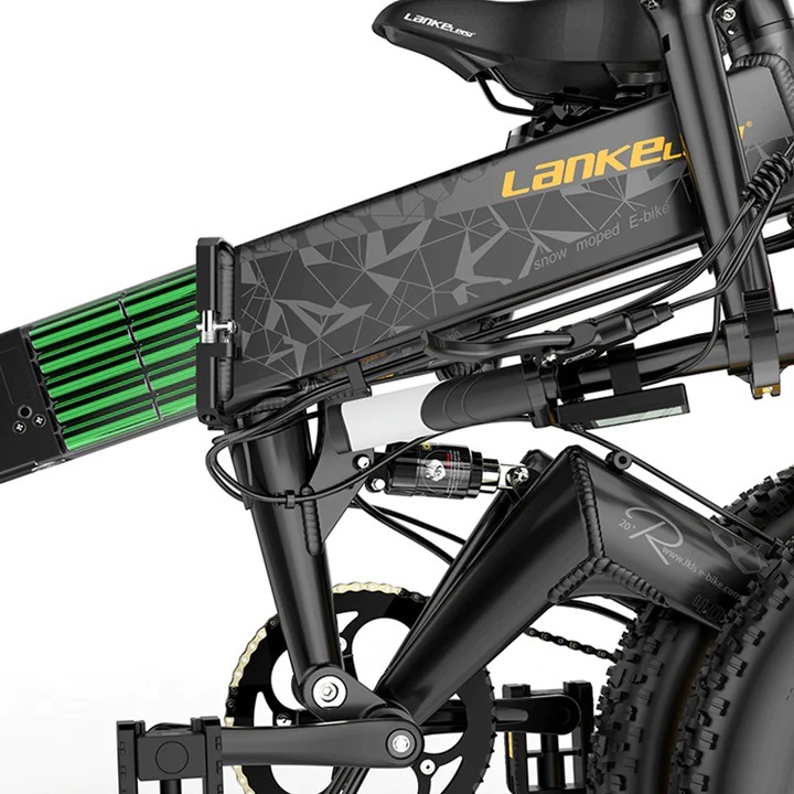 Електрически велосипед Lankeleisi, RV700, 1000 W, 48 V, 16 Ah, 45 км/ч ...