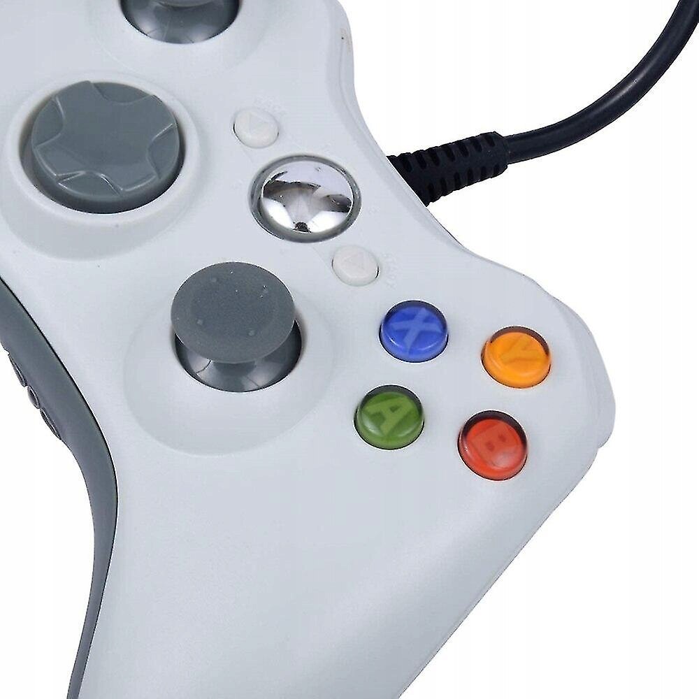 Gamepad pad pentru PC Xbox 360 Consola Vibrations White - eMAG.ro