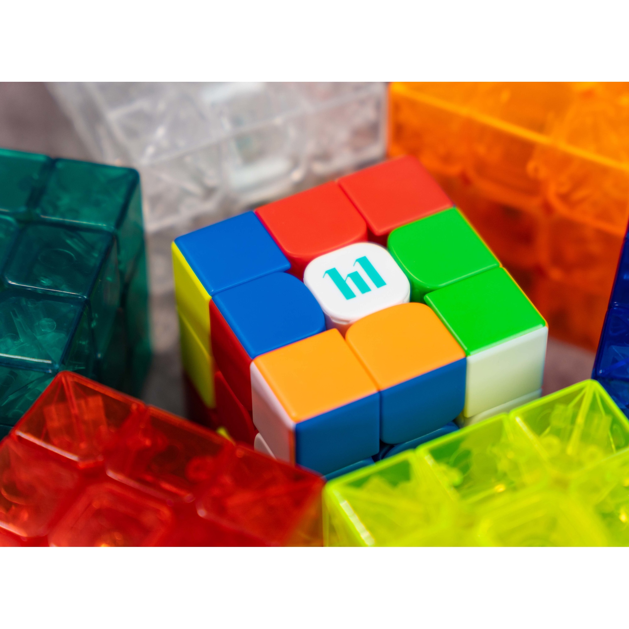 Cub Rubik Magnetic MoYu HuaMeng YS3M Original 3x3x3 Stickerless MagLev ...