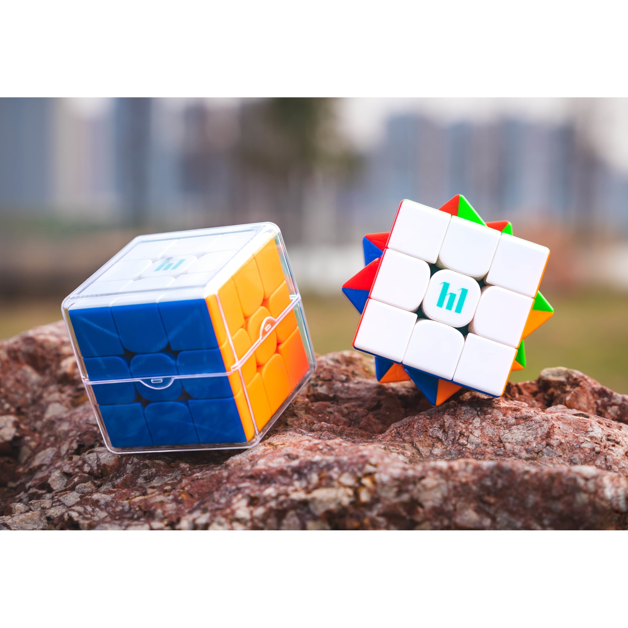 Cub Rubik Magnetic MoYu HuaMeng YS3M Original 3x3x3 Stickerless MagLev ...