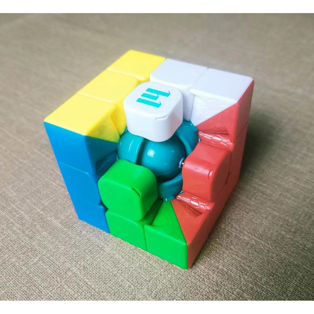 Cub Rubik Magnetic MoYu HuaMeng YS3M Original 3x3x3 Stickerless MagLev ...