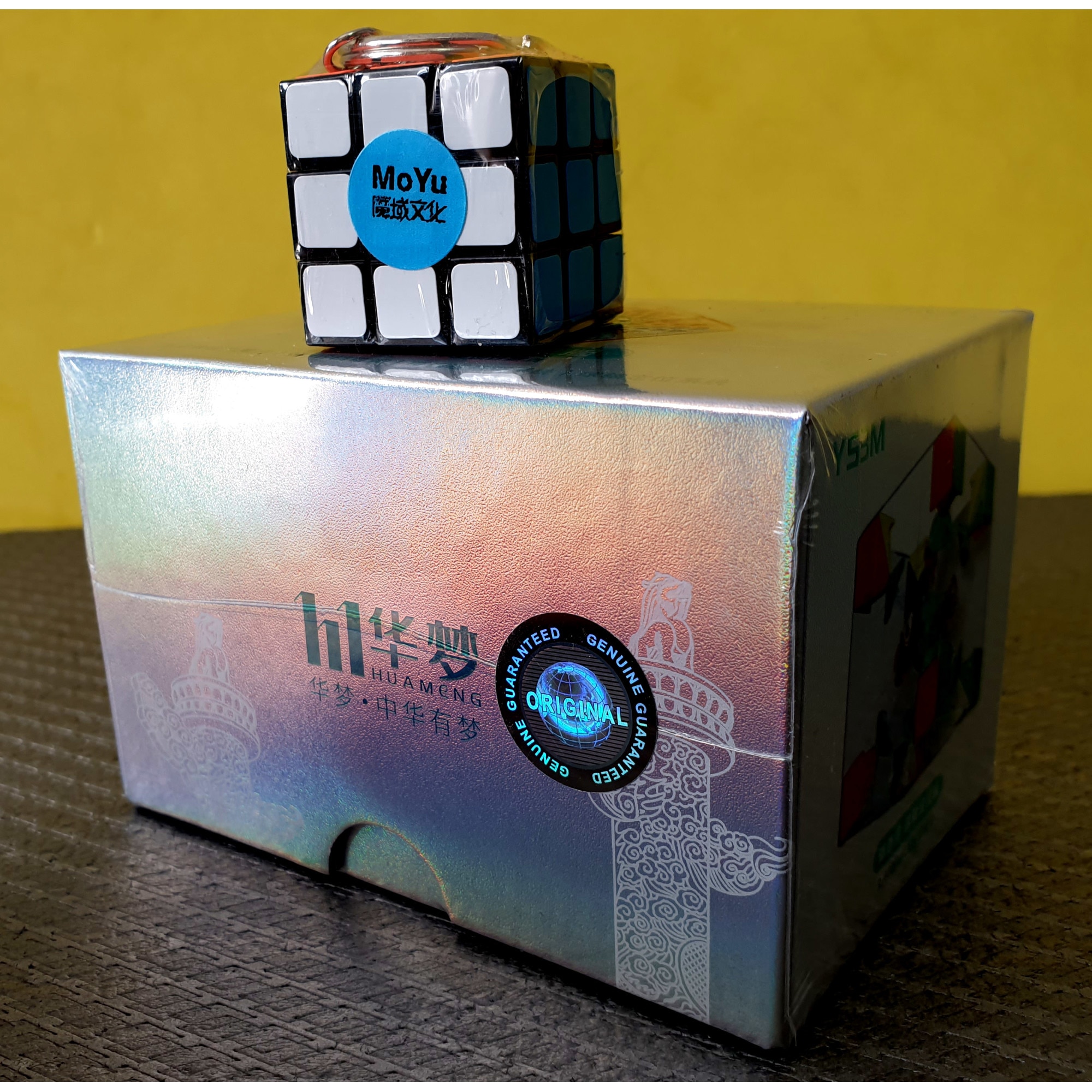 Cub Rubik Magnetic MoYu HuaMeng YS3M Original 3x3x3 Stickerless MagLev ...