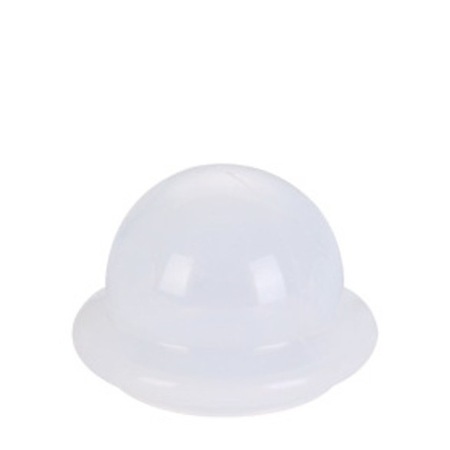 Ventuza L Tip Bulb din Silicon pentru Masaj Corporal Alba - eMAG.ro