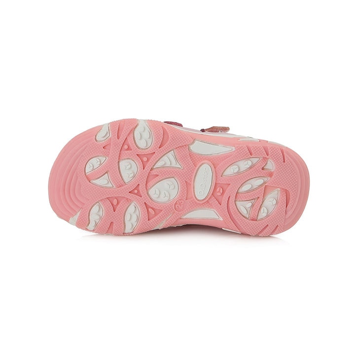 Sandale fete, dd step, G290-327BM, Piele naturala cu led, roz - eMAG.ro