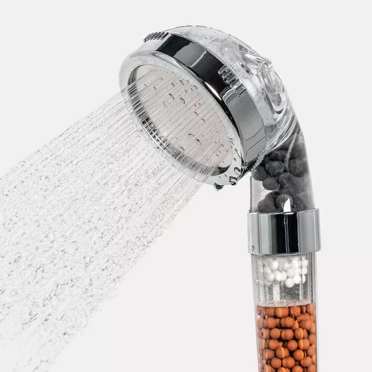 Para de dus spa Aquadon, ø 8.8 x 27.8 cm, cu margele minerale si 2 ...
