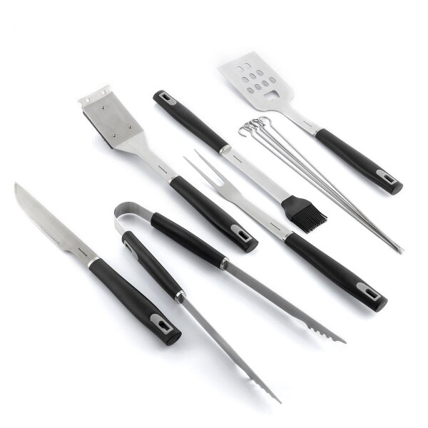 Kit 12 Ustensile pentru Gratar, Geanta de Transport, Bbset, Innovagoods ...
