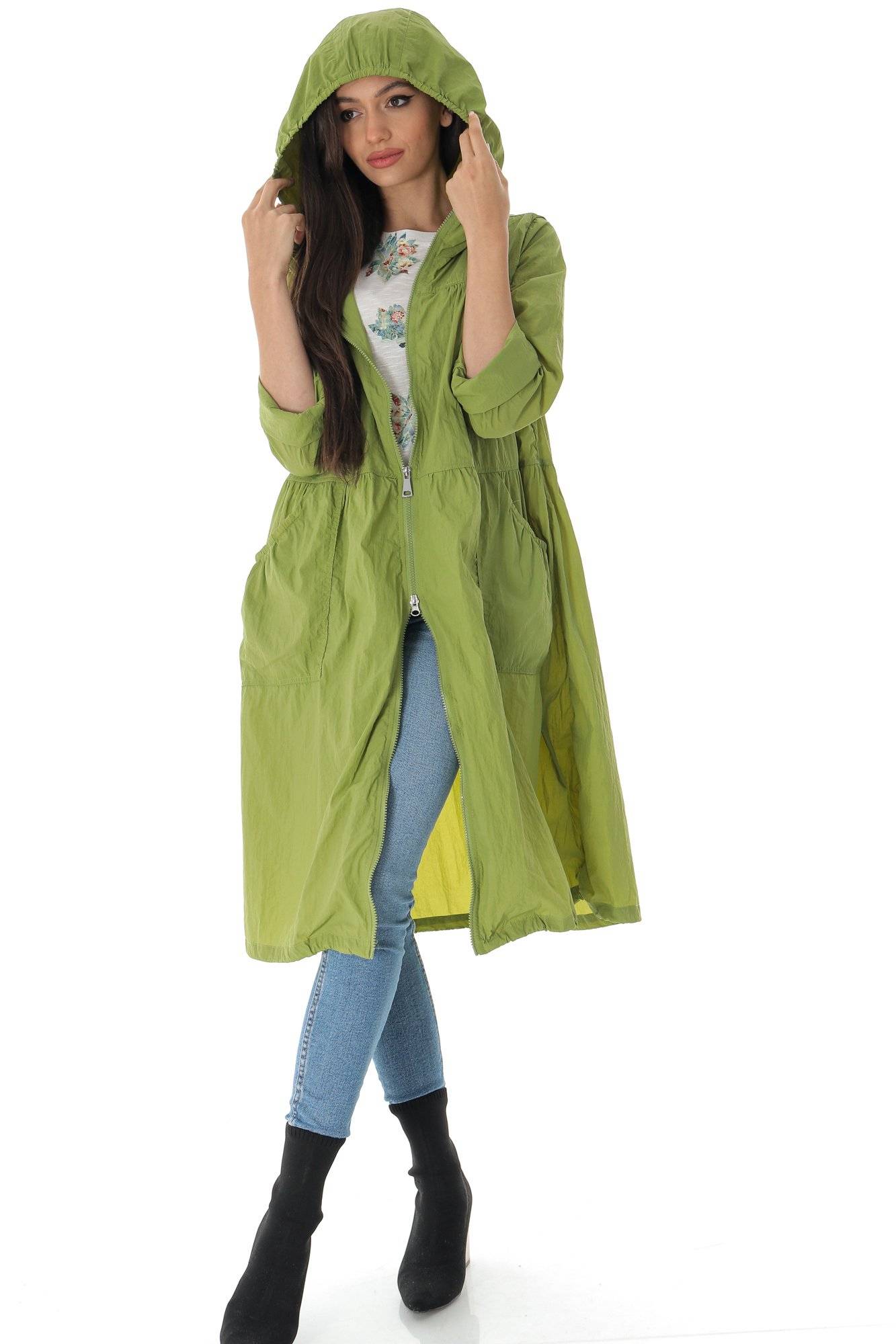 Trenci chic Roh JR617 cu buzunar adanci - eMAG.ro