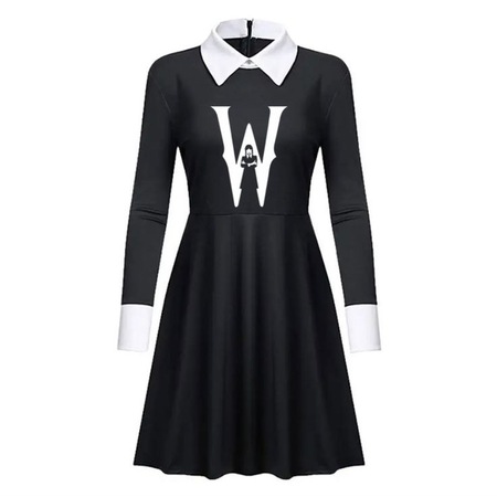 Rochie copii Wednesday M3, culoare negru, marimea 4-5 ani - eMAG.ro
