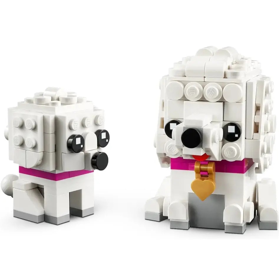 Set constructie pudel, Lego, Alb - eMAG.ro