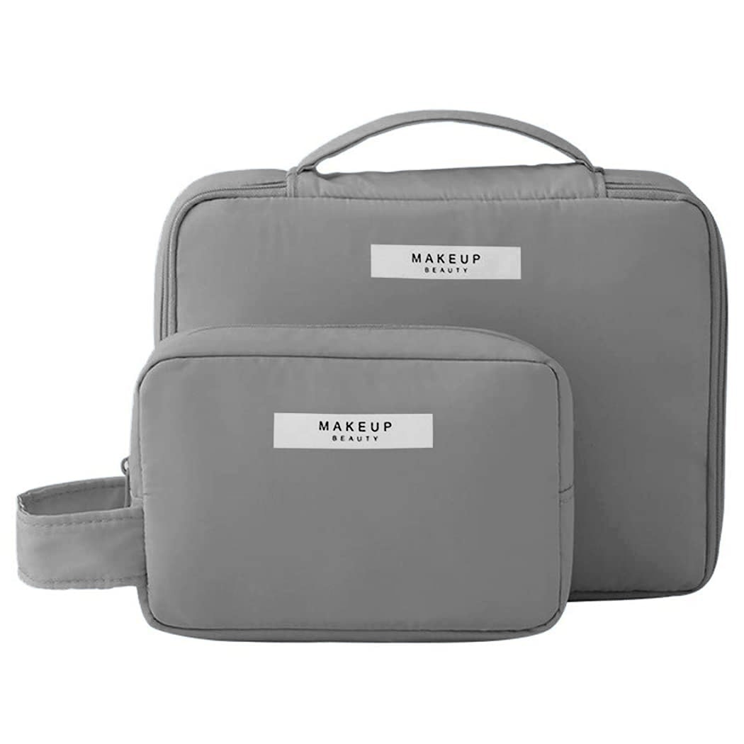 Set voiaj, Geanta Cosmetice si Portfard, Hippo Store, Impermeabil, Gri ...