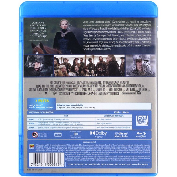 The Last Duel [Blu-Ray] - eMAG.ro