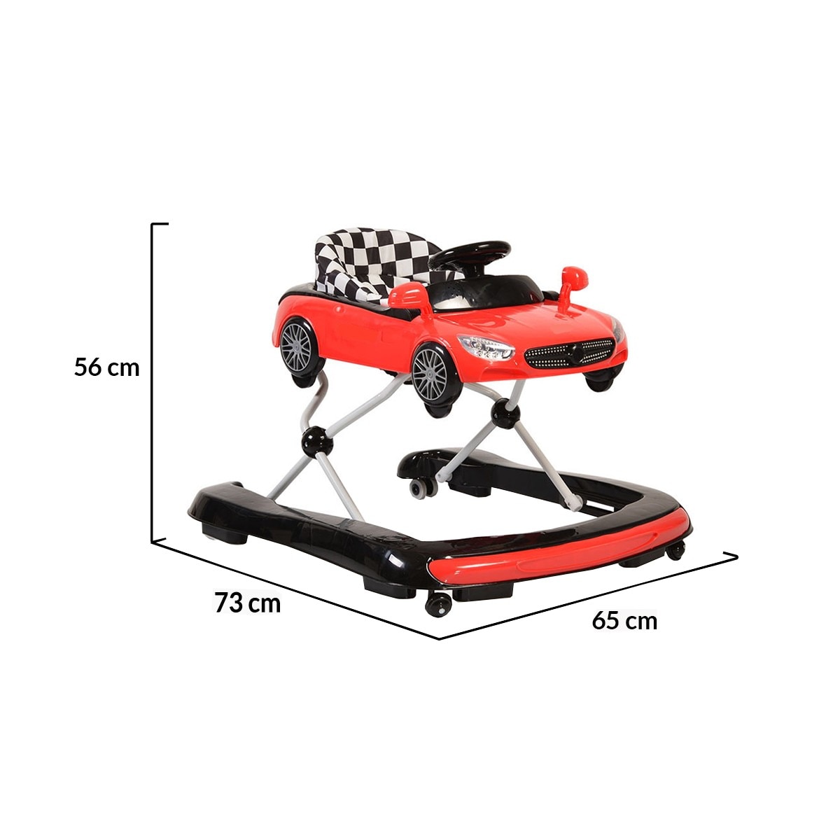 Premergator Reglabil in 3 Trepte NOVOKIDS™ Super Cabrio Car, 3 in 1 ...