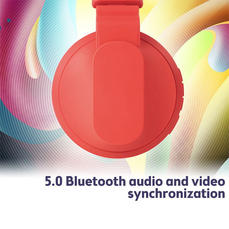 Безжични аудио слушалки Kinsi за деца Bluetooth 5 0 Микрофон Слот за