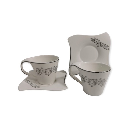 Set 2 cesti pentru cafea sau ceai, MalookiLuxury Collection - eMAG.ro
