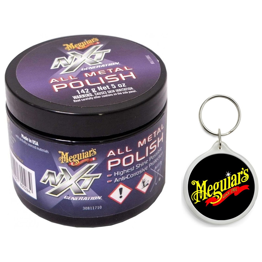 Set de Polish Metale Meguiars Nxt All Metal Polish cu Breloc Meguiars ...