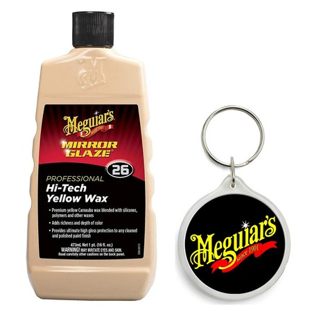 Meguiar's Hi Tech Yellow Wax Autóviasz + kulcstartó - eMAG.hu