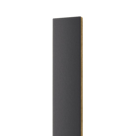 Banda de separare, intre lamele, Lameo, negru mat fetru, 3 x 275 cm ...