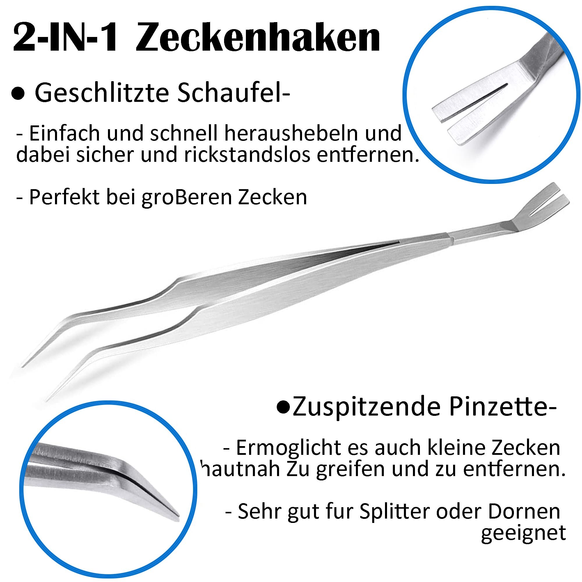 Set pensete pentru capuse pentru caini si pisici, Roffie, Otel ...