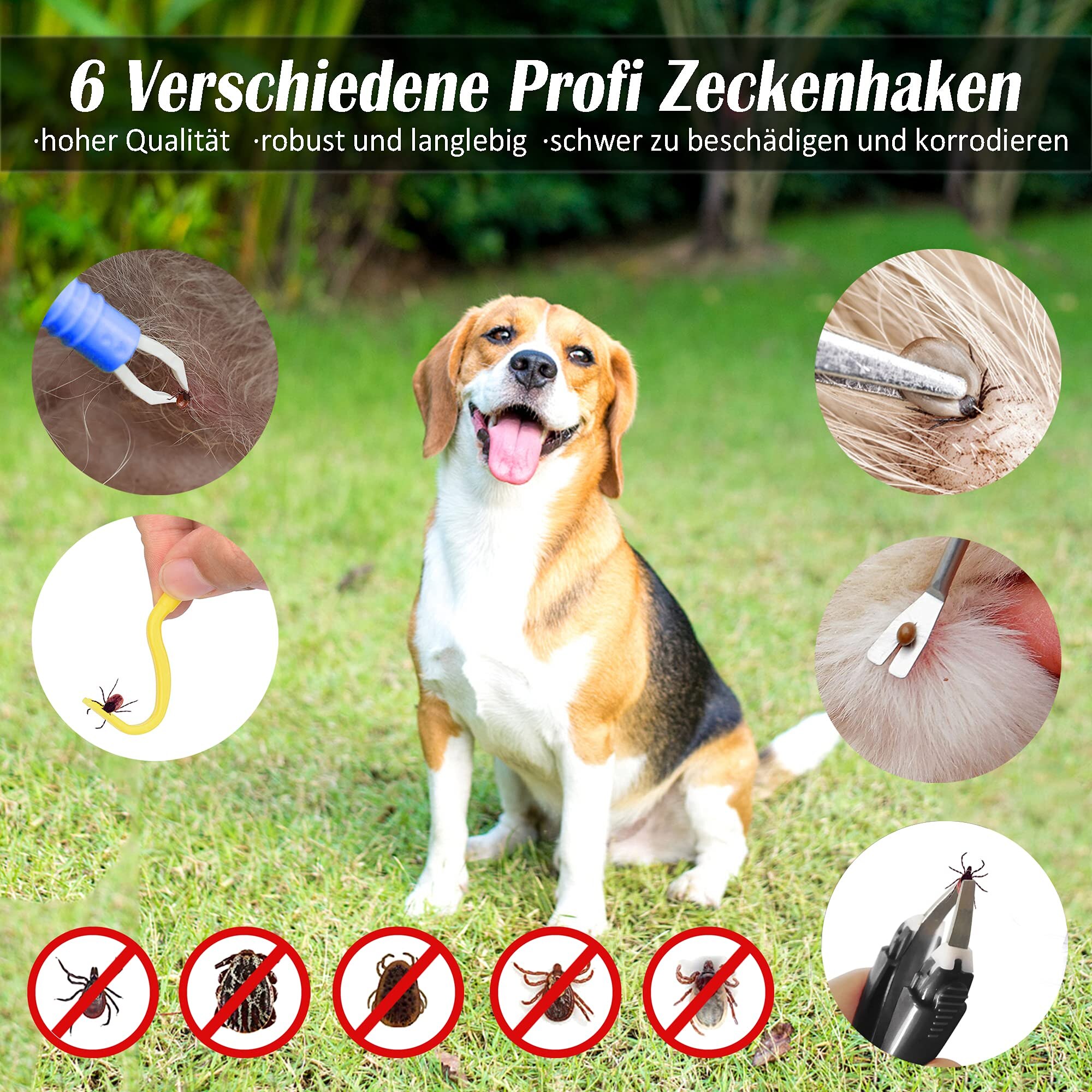 Set pensete pentru capuse pentru caini si pisici, Roffie, Otel ...