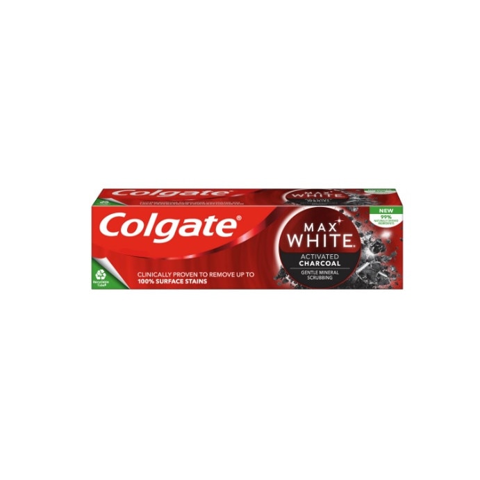 Colgate Max White Charcoal fogkrém fehérítéshez, 75 ml - eMAG.hu