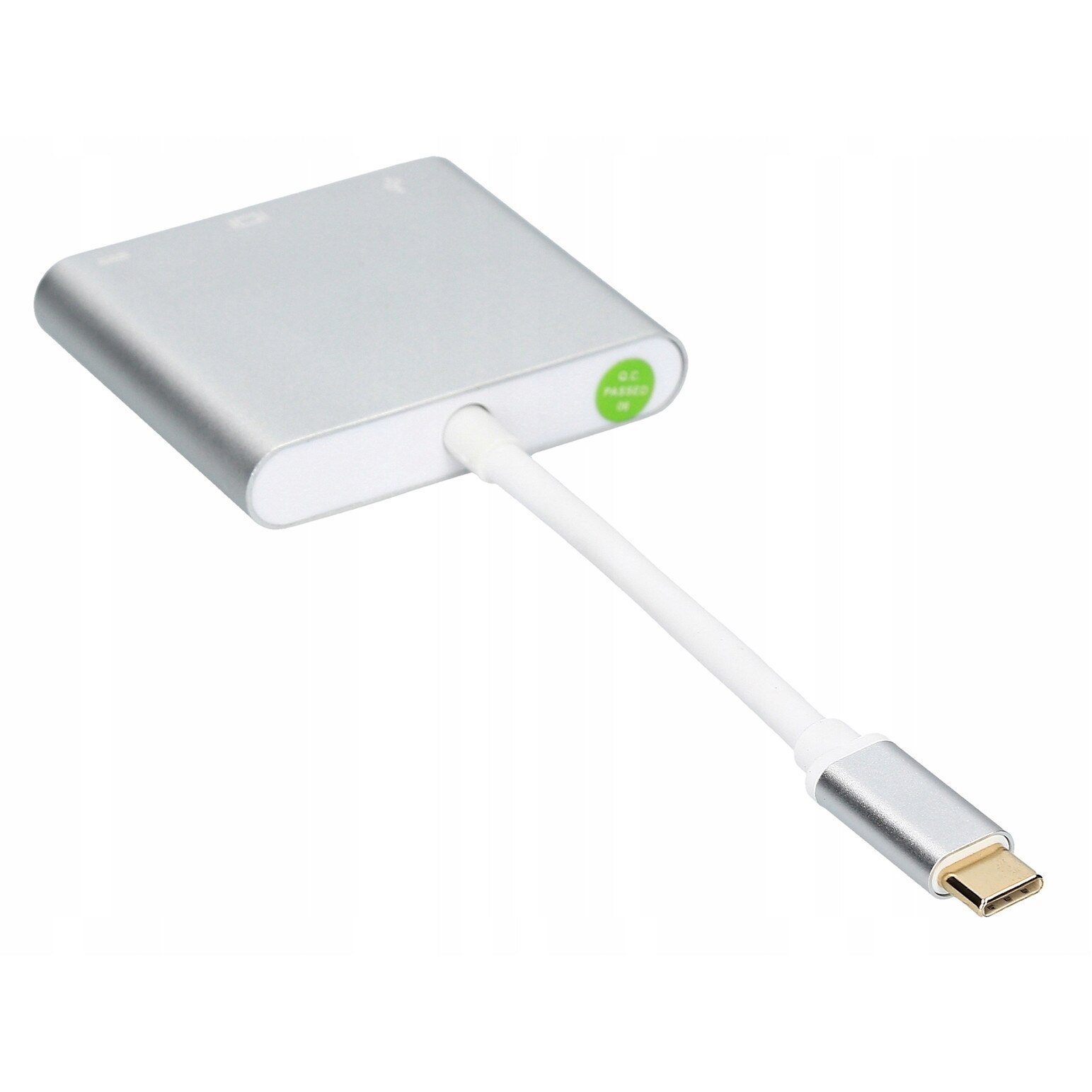 Adaptor 3w1, PAWONIK, USB-C tata la USB 3.0 mama/USB-C mama/HDMI mama ...
