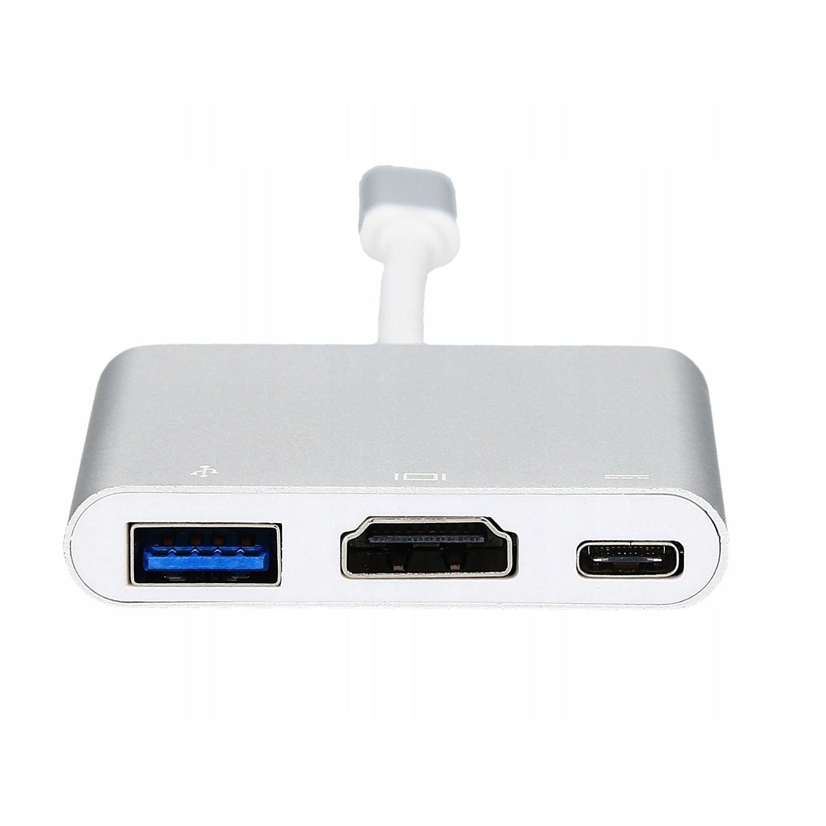 Adaptor 3w1, PAWONIK, USB-C tata la USB 3.0 mama/USB-C mama/HDMI mama ...