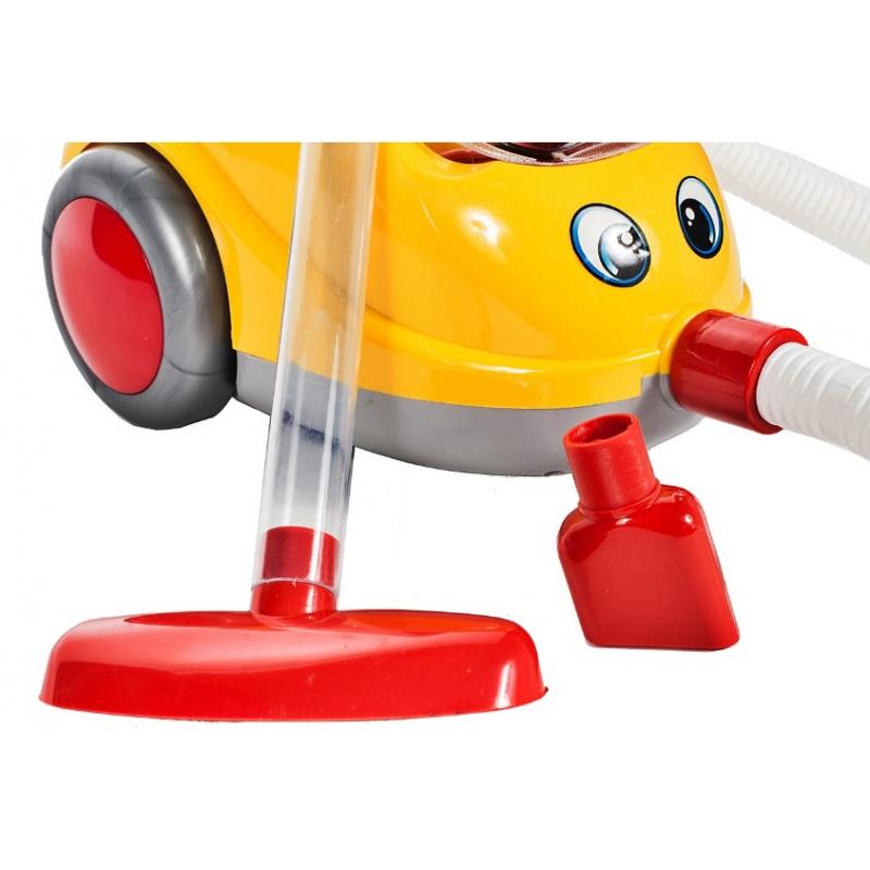 Интерактивна играчка Indiggo, Прахосмукачка Happy Vacuum Cleaner, Звуци ...