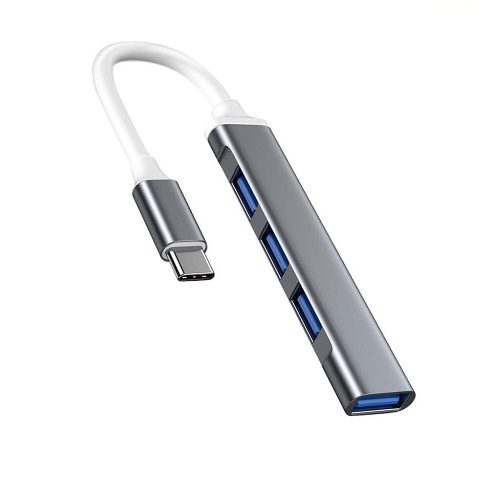 Adaptor HUB cu 4 porturi USB mama si conector USB tip C tata elSales ...