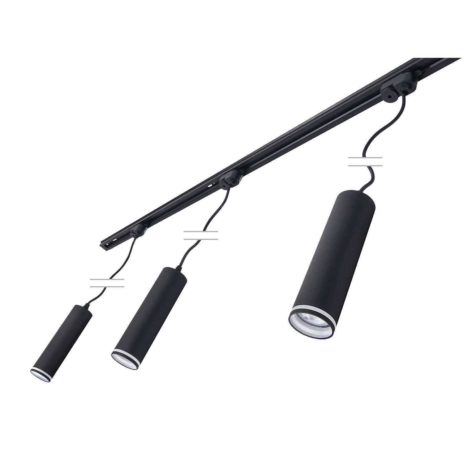 Corp de iluminare suspendat, KOLORENO, Aluminiu, LED GU10, x3 + sina 1 ...