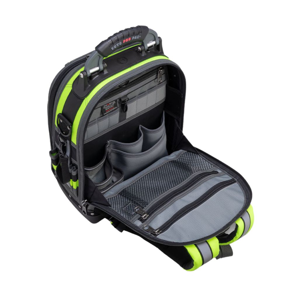 Раница за инструменти с 46 джоба, Veto Pro Pac TECH PAC Hi Viz ...
