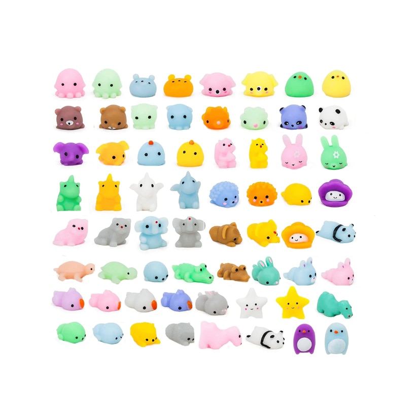 Set 64 jucarii Senzoriale Squishy Mochi, Saiconcept® - eMAG.ro