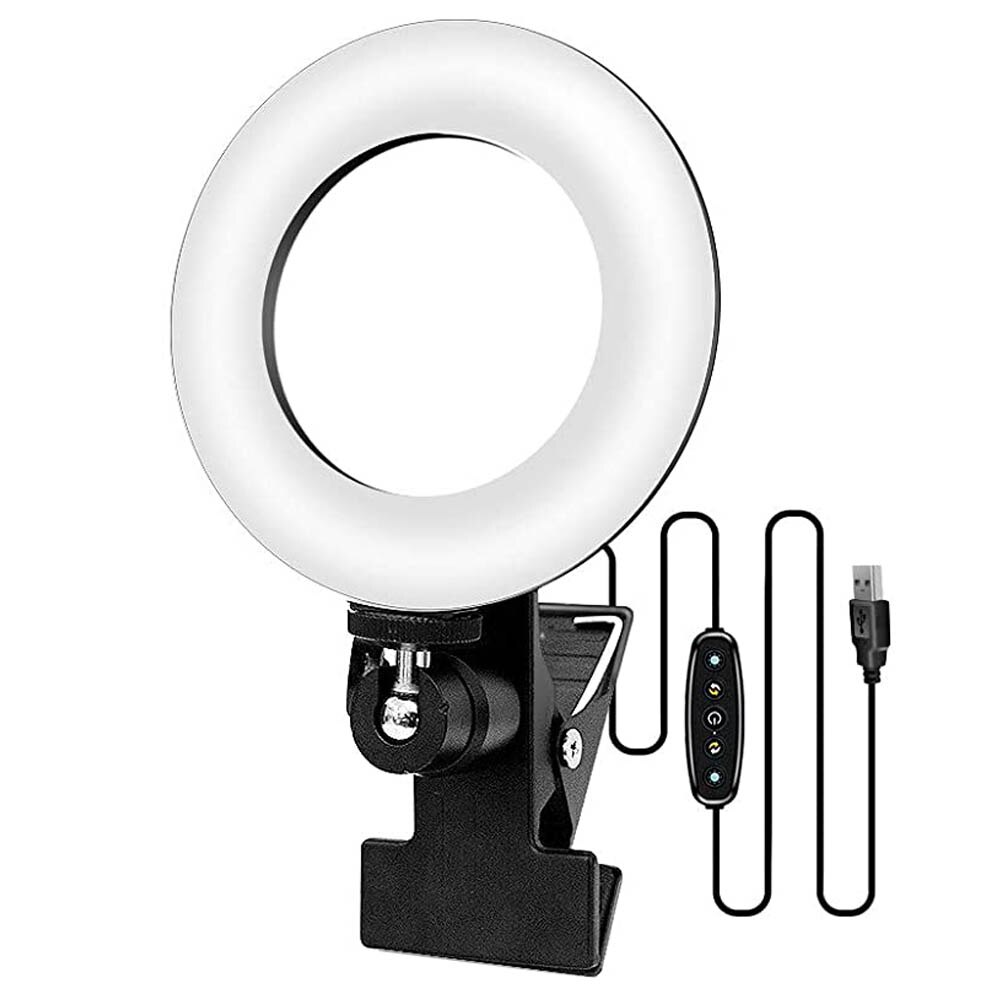 Lampa LED, 30W, USB, 3 moduri de iluminare, Negru - eMAG.ro