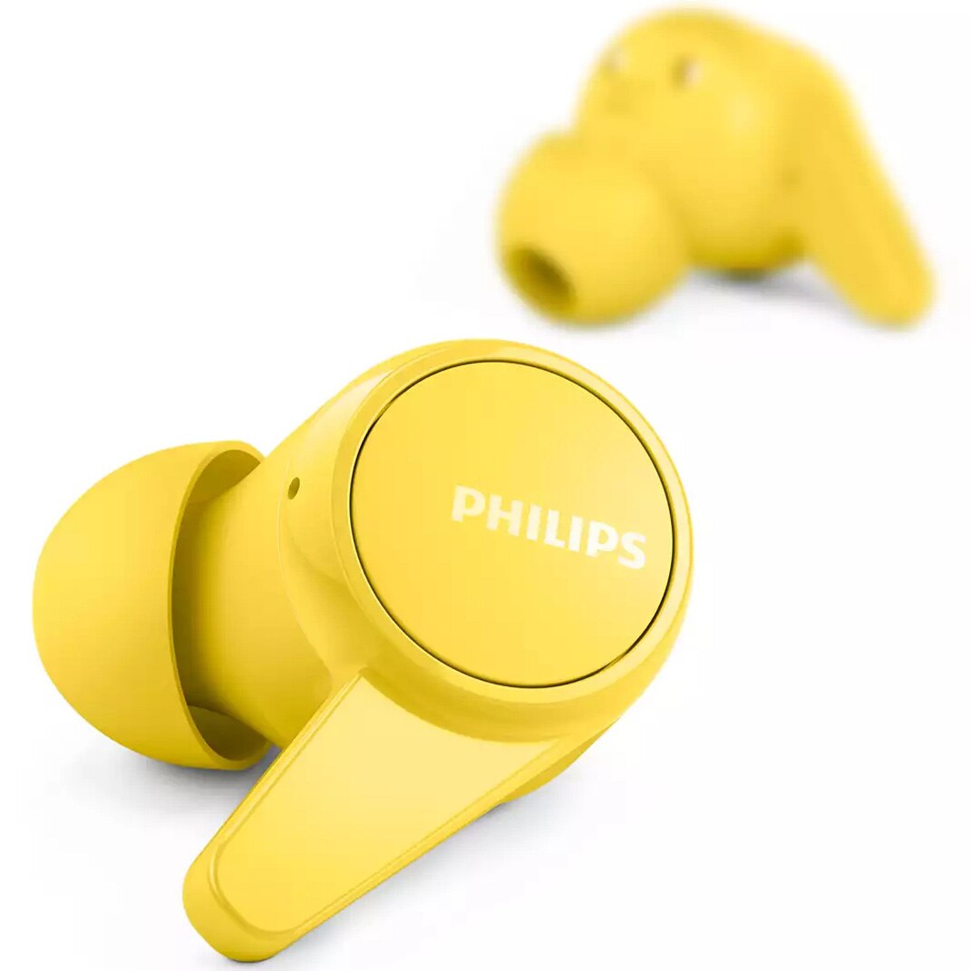 Безжични слушалки Philips TAT1207YL/00, In-Ear, Bluetooth, Жълт - eMAG.bg