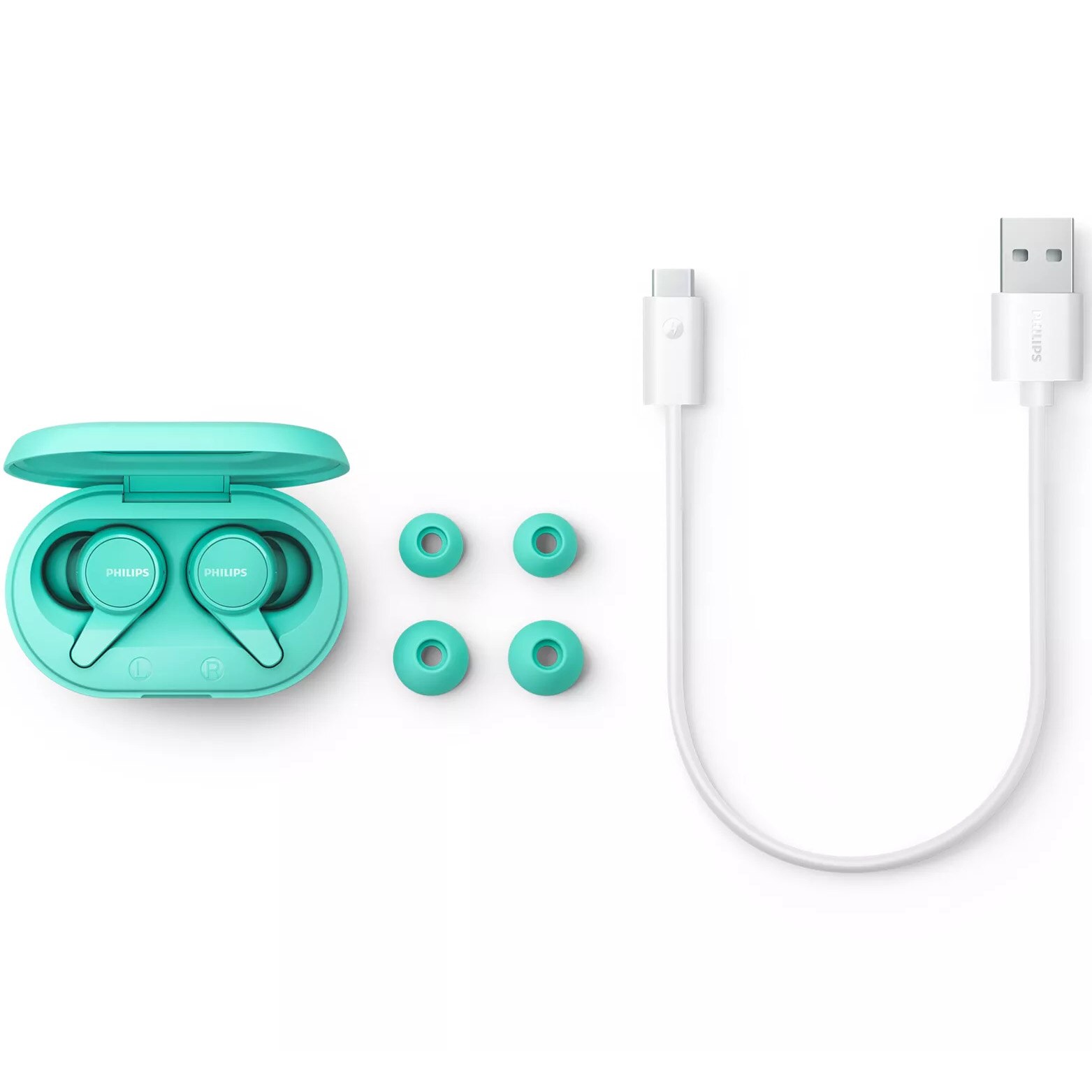 Casti Audio In-Ear True Wireless Philips TAT1207BL/00, Bluetooth ...