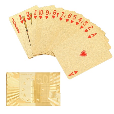 Carti de joc poker, Sundiguer, 100% Plastic, aspect Euro, 8.8x5.7cm ...