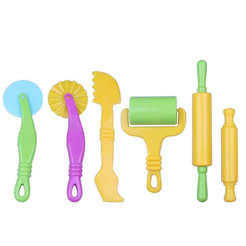 Set 6 unelte pentru modelaj, Amtok, ABS, 3 ani+, Multicolor - eMAG.ro