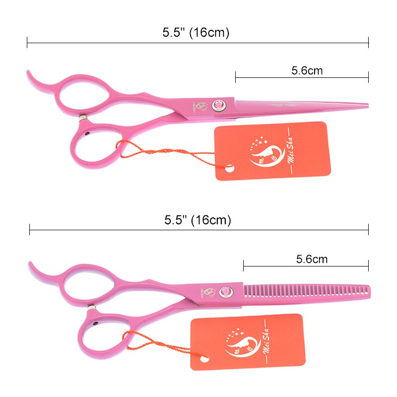 Foarfeca de tuns pentru stangaci 6,0, Purple Dragon, Roz - eMAG.ro
