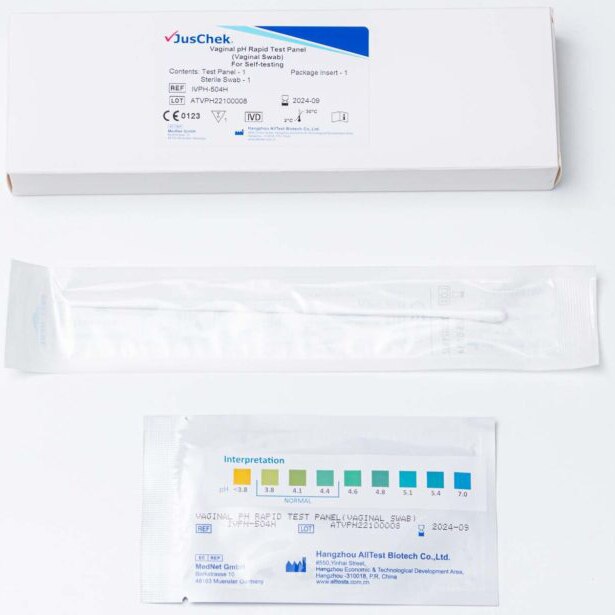 Test rapid pH vaginal, autotestare Juschek, DDS Diagnostic, 1 test/kit ...