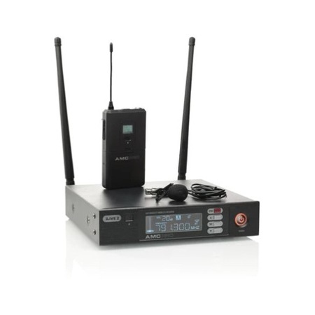 Sistem microfon wireless cu lavaliera AMC iLive2 Lavalier, emitator ...