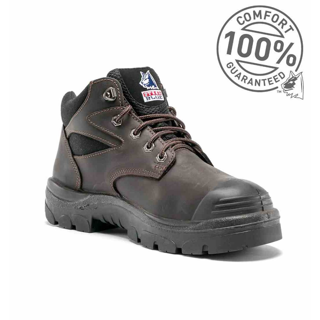 Работни защитни обувки, Carhartt, кожа, сиво, 46 EU - eMAG.bg