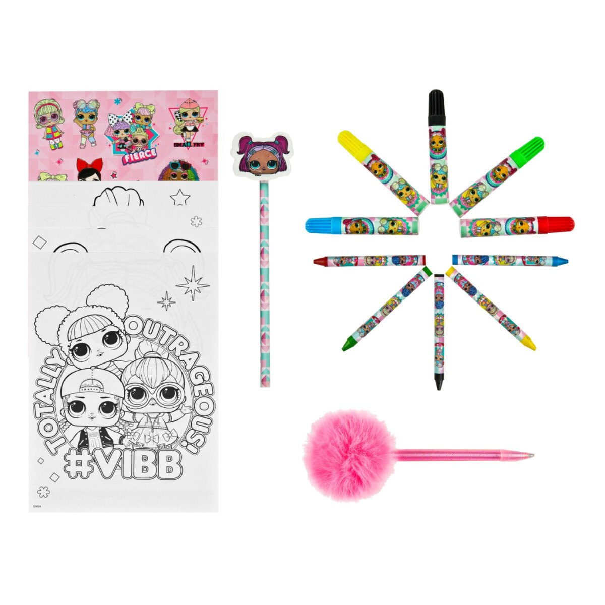 Set de colorat, Undercover, LOL Surprise, in rucsac, Multicolor - eMAG.ro
