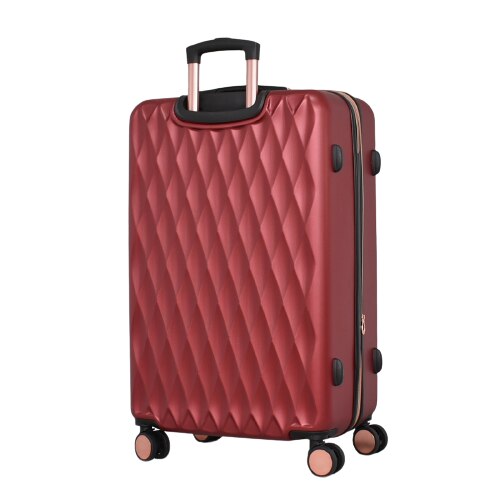 Valiza, Perfect line, ABS, 78/50/31 cm, Rosu Bordeaux - eMAG.ro