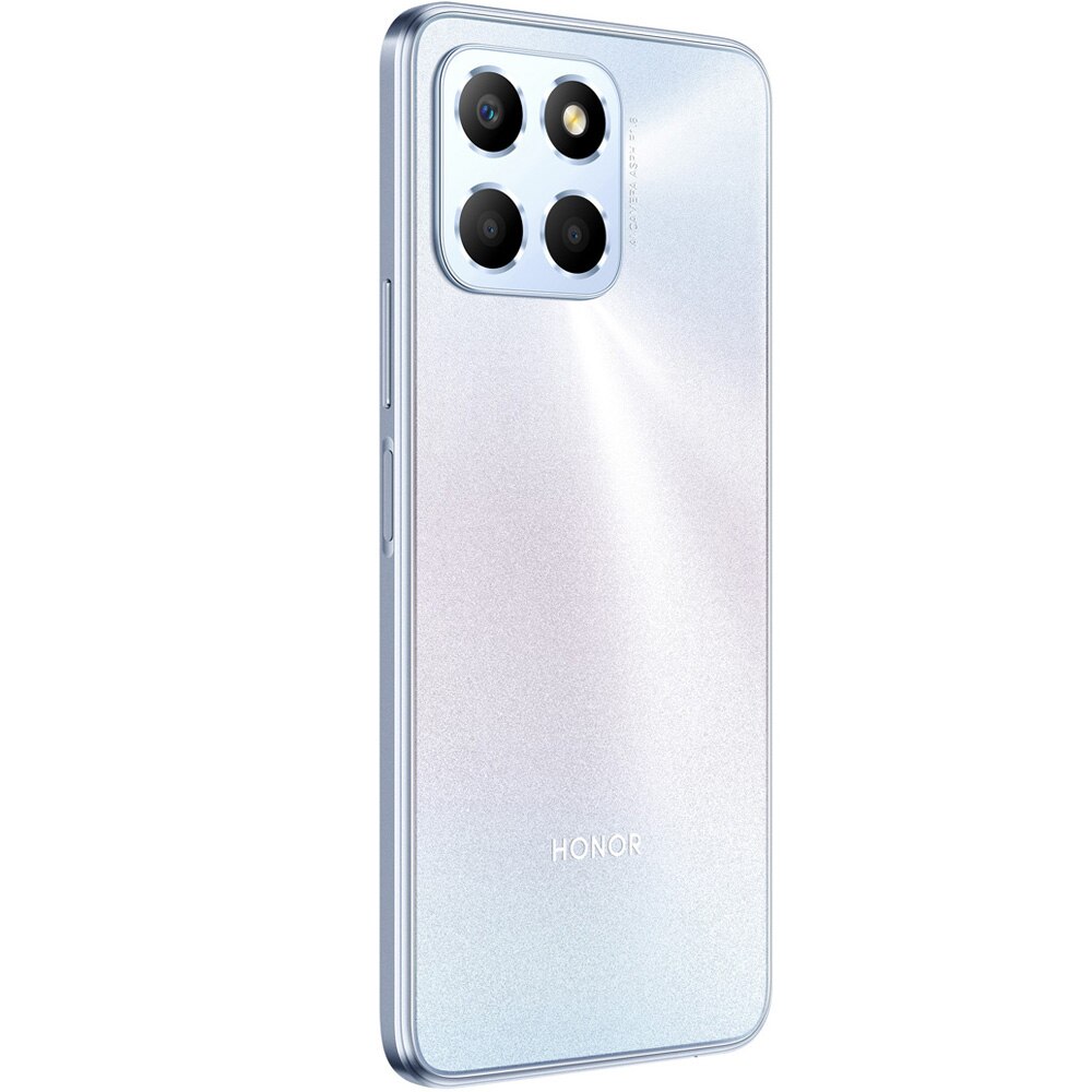 Telefon mobil Honor X6, Dual SIM, 128GB, 4GB RAM, 4G, Titanium Silver - eMAG.ro