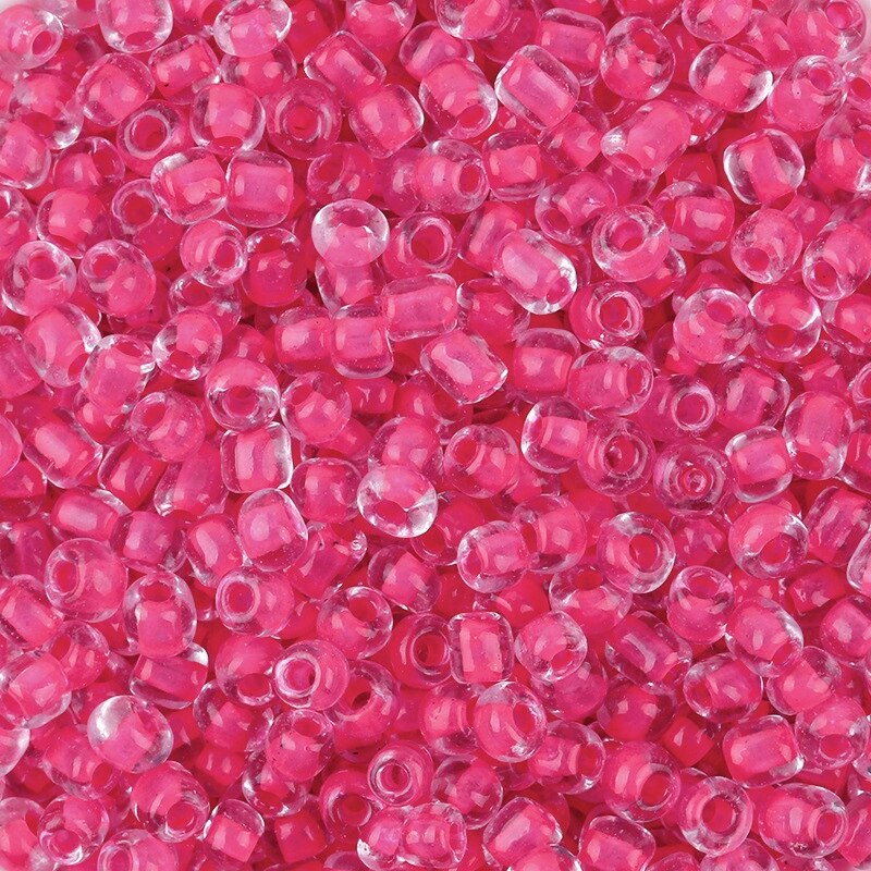 Set margele de sticla, 10g, 4mm, Roz - eMAG.ro