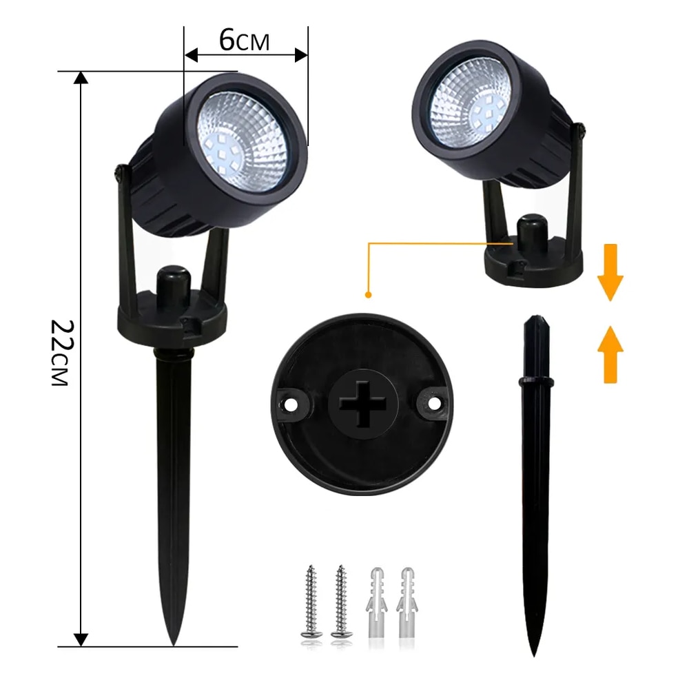 Set 9 lampi ambientale inteligente TUYA LED RGB pentru gradina, 5500 ...