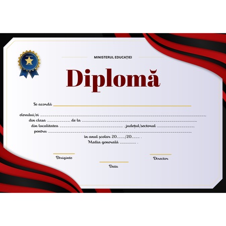 Diploma gimnaziu - liceu ARQ012 - eMAG.ro