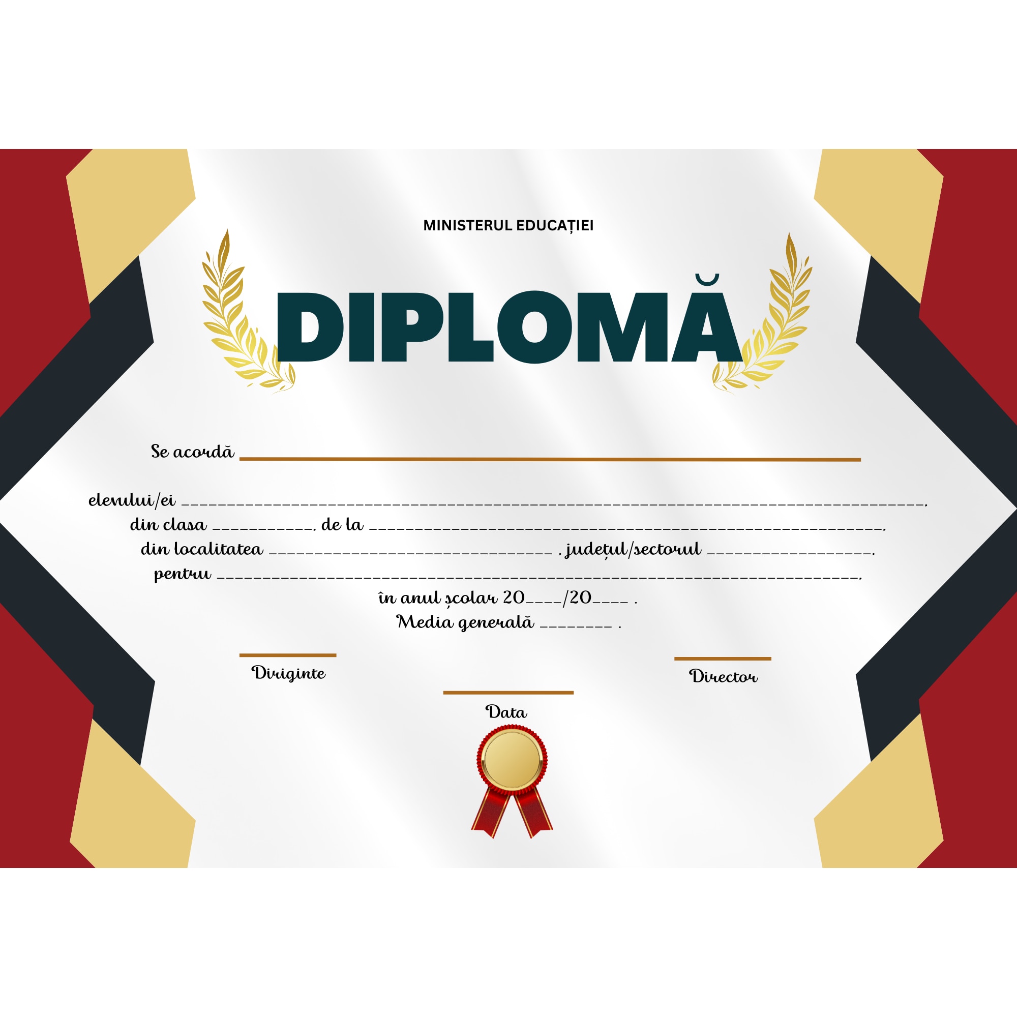 Diploma scolara gimnaziu - liceu ARQ014 - eMAG.ro